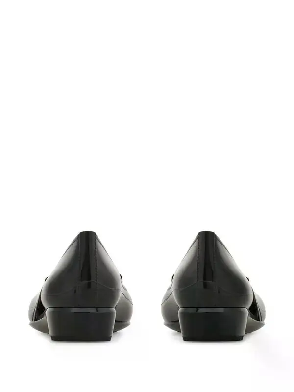 FERRAGAMO Nara Cut-out Ballet Flats - Black