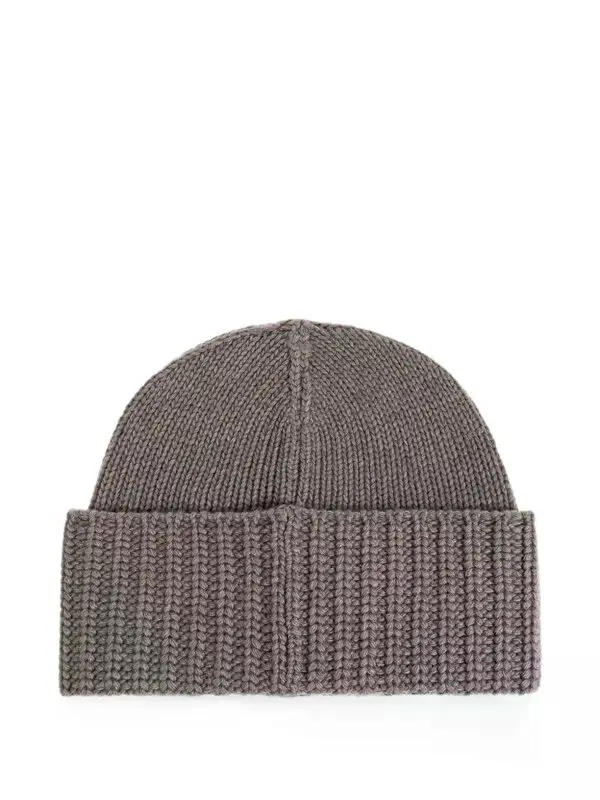 Dsquared2 Ribbed-knit Beanie Hat With Logo Patch