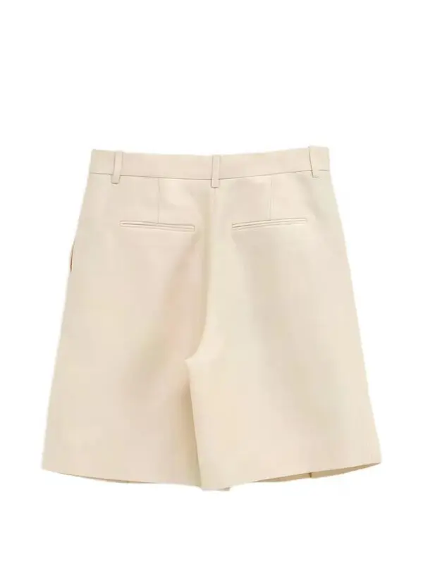 Khaite Tailored Shorts With Pleated Detail