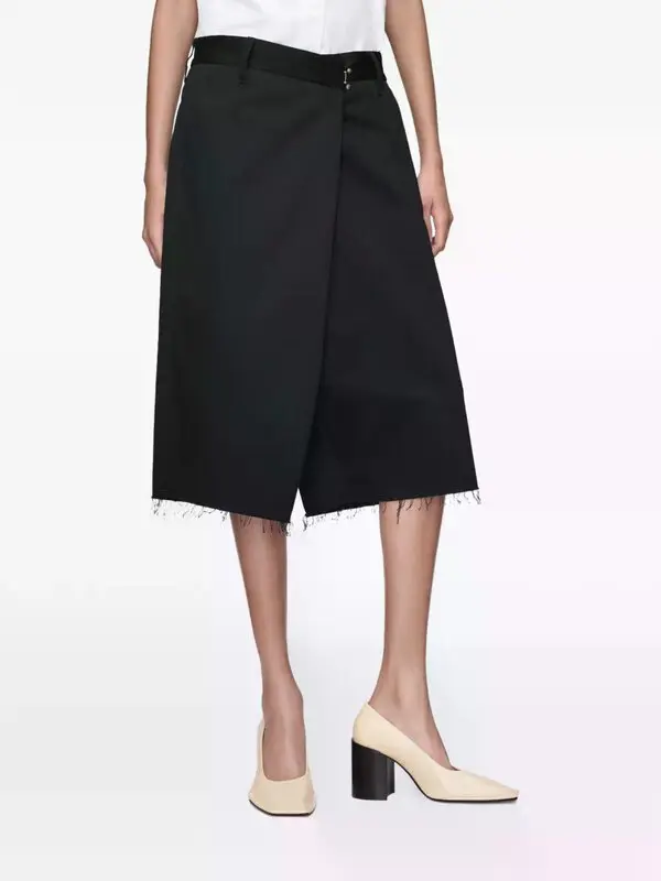 MAISON MARGIELA Raw Hem Wrap Shorts