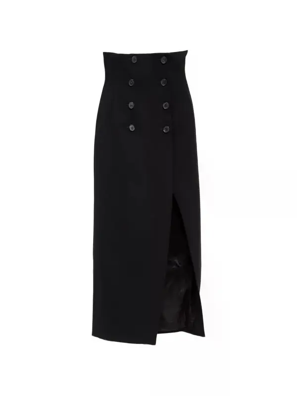 Khaite Double-breasted Maxi Skirt