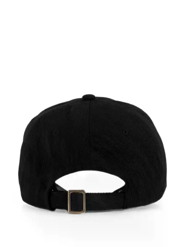 Manière De Voir Floral Eiffel Suede Contrast Cap - Black