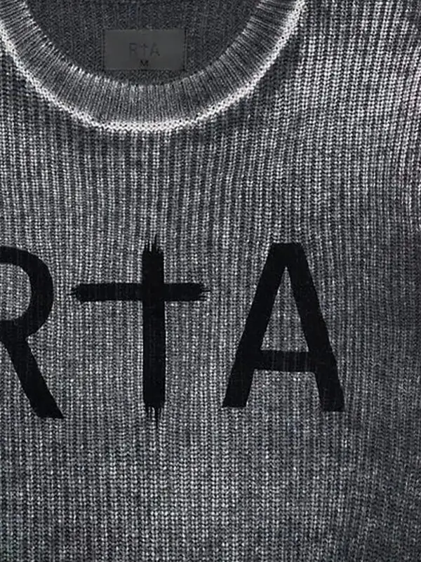 RtA Ethan Logo Detail Sweater
