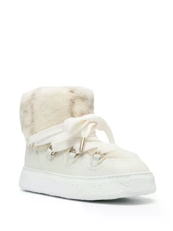 Gucci Faux-shearling Ankle Boots