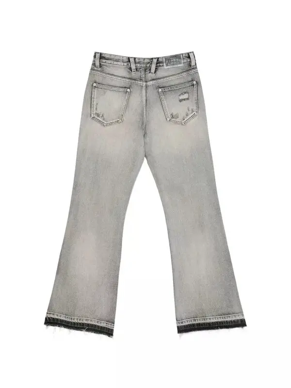 MISBHV Distressed Bootcut Jeans