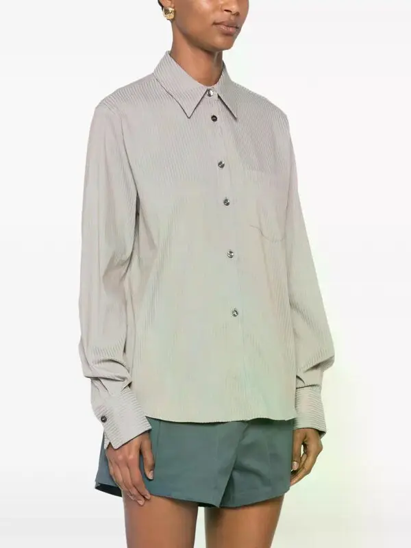 THE M.. Striped Button-down Shirt