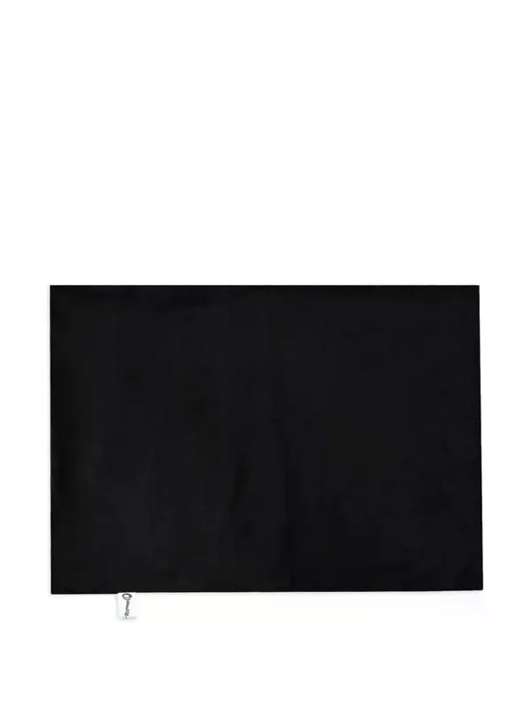 LA ROSE Frayed-edge Scarf - Black
