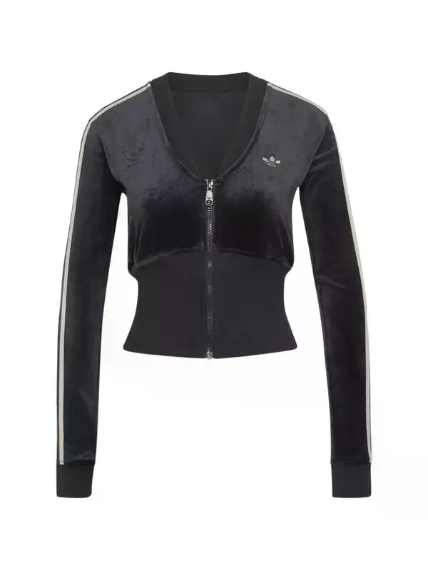 Adidas Velvet Side Stripe Track Jacket