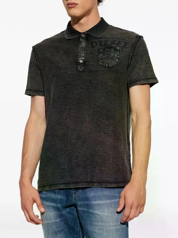 DIESEL® T-ardy Logo-print Polo Shirt