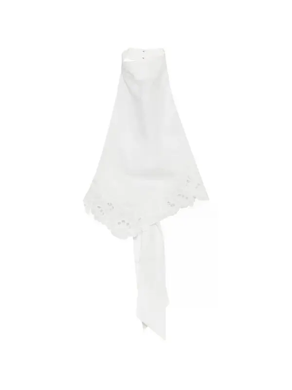 SIR. Broderie Anglaise Halterneck Blouse