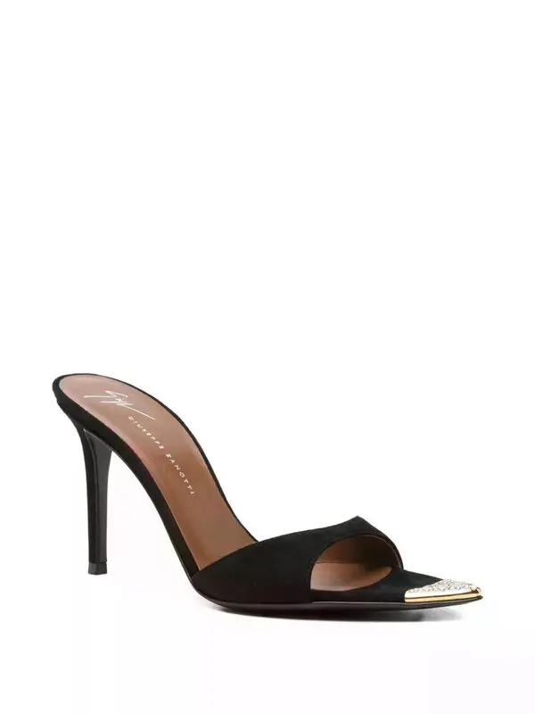 GIUSEPPE ZANOTTI Intriigo Crystal-embellished Stiletto Sandals