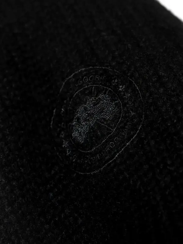 Canada Goose Logo Detail Ribbed-knit Sweater