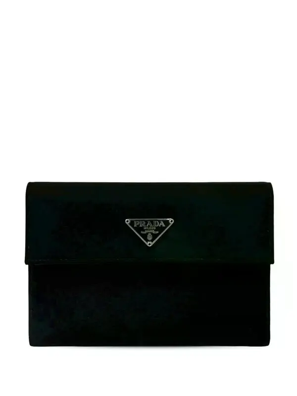 Prada 2000-2013 Tessuto Wallet Small Wallets - Black