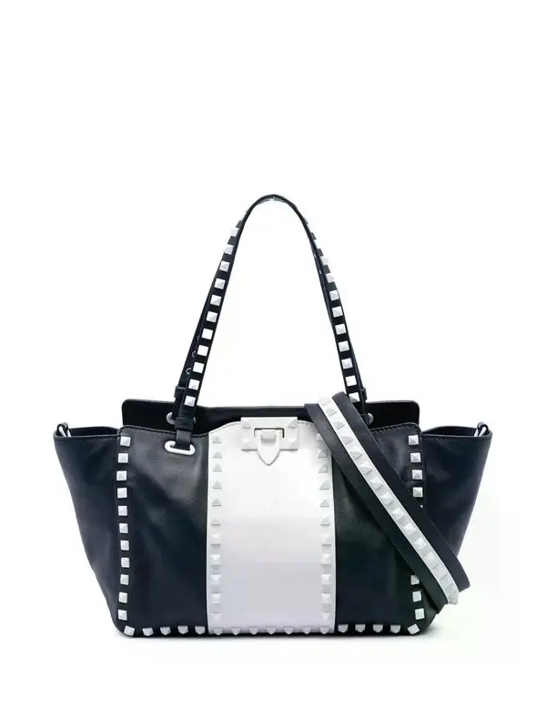 Valentino Garavani Rockstud Double Handle Tote Satchel