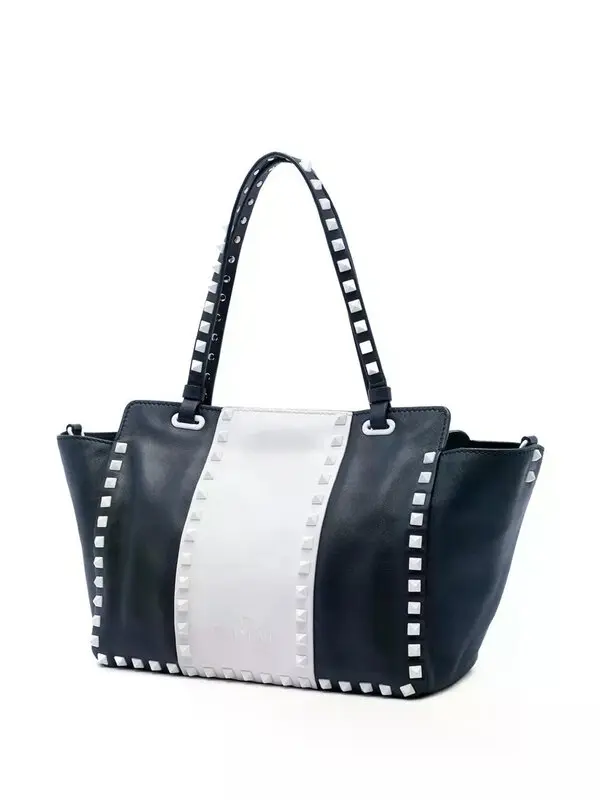 Valentino Garavani Rockstud Double Handle Tote Satchel
