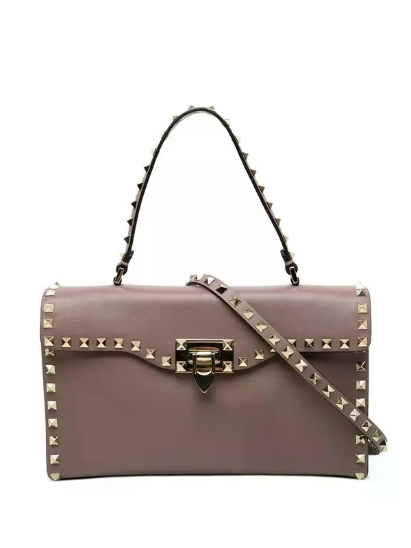 Valentino Garavani Small Leather Rockstud Satchel