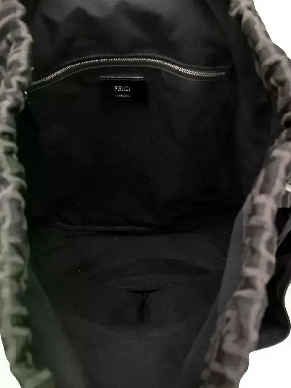 Fendi Large Ff Jacquard Backpack