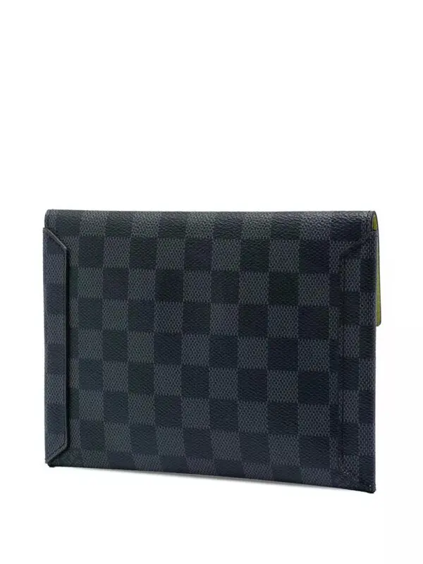 LOUIS VUITTON Damier Graphite Alpha Pochette Mm Clutch Bag