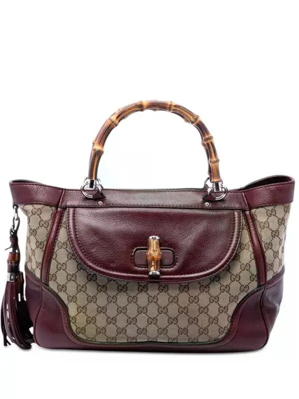 Gucci Bamboo Tassel Tote Bag