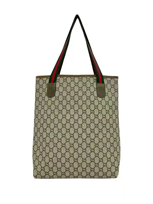Gucci Gg Supreme Web Tote Bag