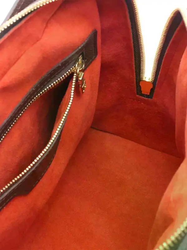 LOUIS VUITTON Damier Ebene Triana Handbag