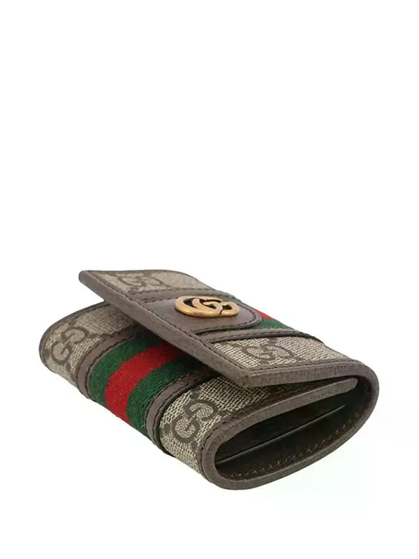Gucci 2016-2026 Gg Supreme Web Ophidia Case Key Holder