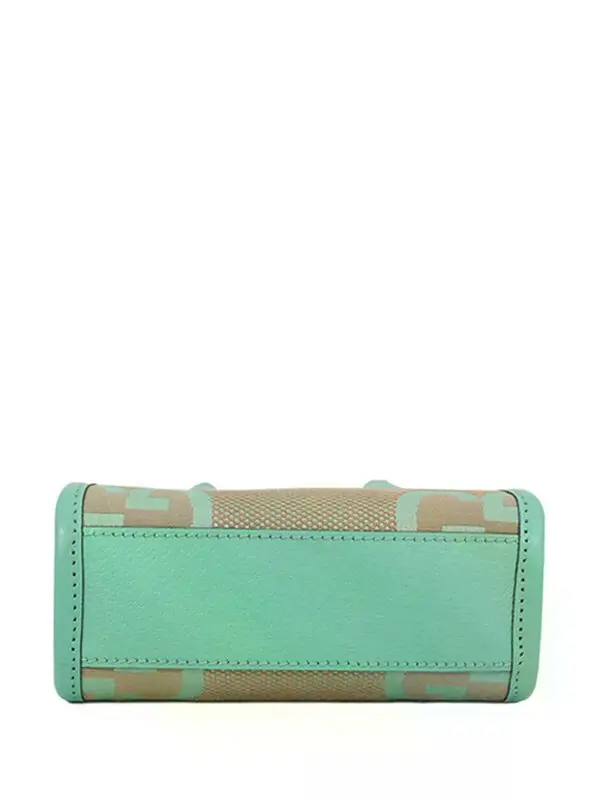 Gucci Mini Jumbo Gg Canvas Interlocking G Satchel