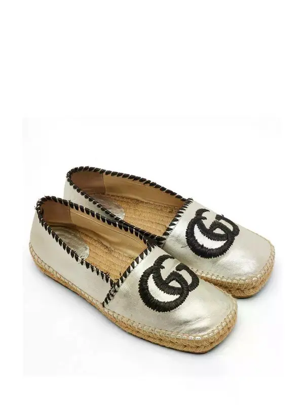 Gucci Gg Raffia Espadrilles