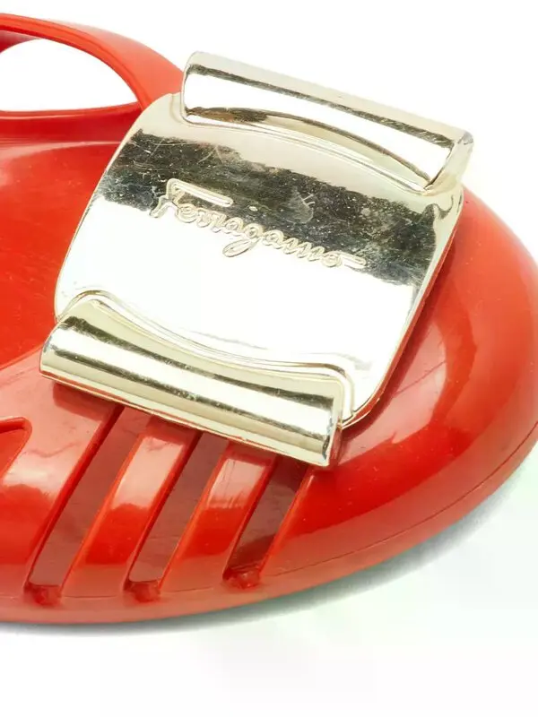FERRAGAMO Bermuda Ballet Flats - Red