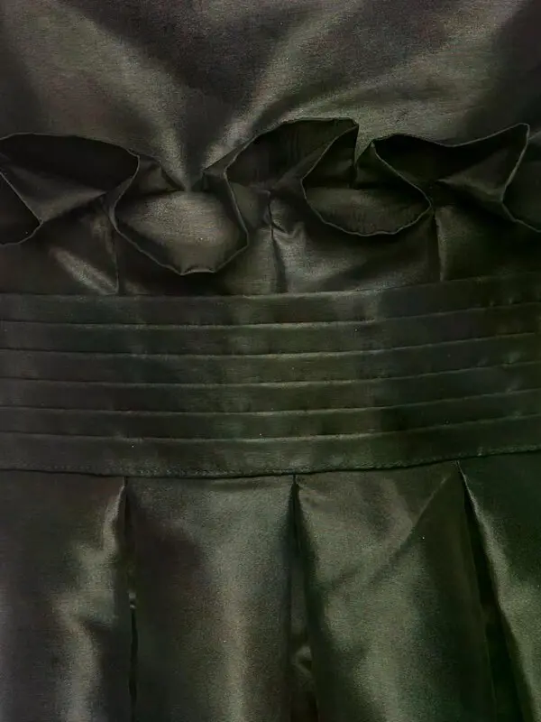 Fendi Faille Pleated Dress