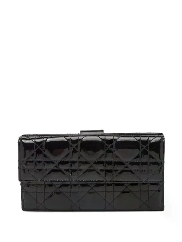 Dior 2008 Lady Wallet - Black