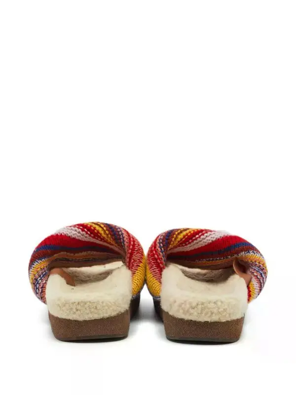 Chloé Shearling Platform Sandals