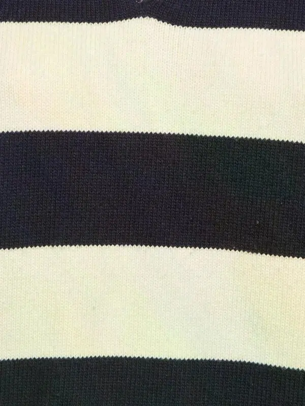 Dior Sleeveless Striped Knit Sweater