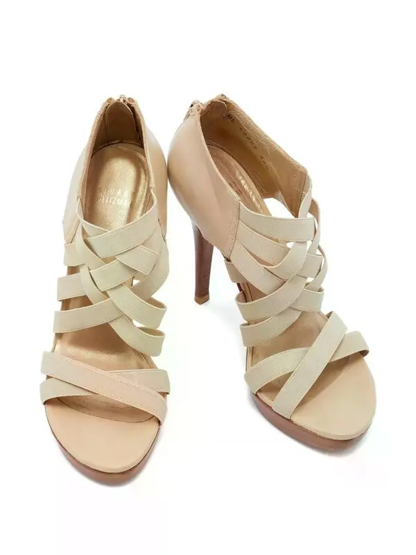 STUART WEITZMAN Cross-strap Platform Sandals