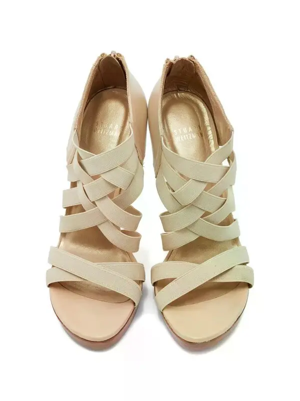 STUART WEITZMAN Cross-strap Platform Sandals