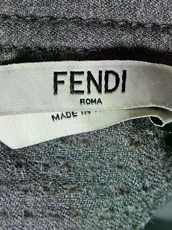 Fendi Perforated Wool Shirt