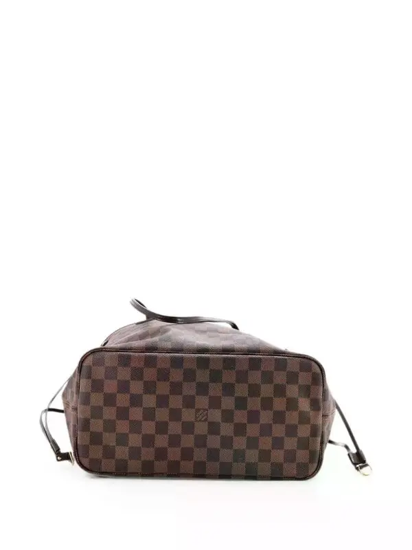 LOUIS VUITTON Neverfull Damier Mm Tote Bag - Brown