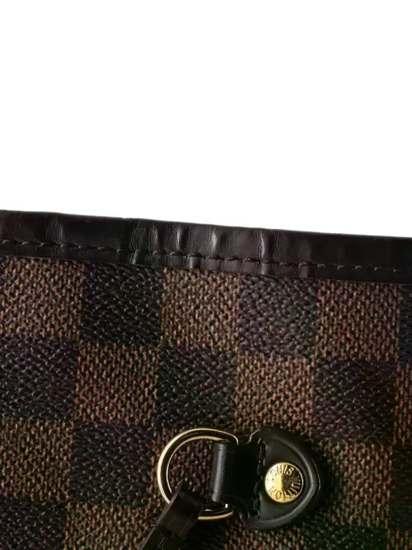 LOUIS VUITTON Neverfull Damier Mm Tote Bag - Brown