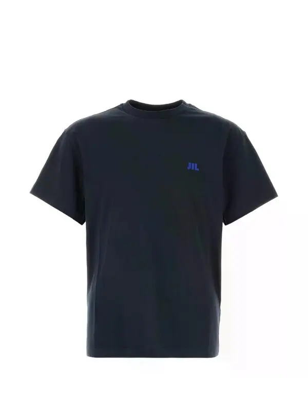 JIL SANDER Logo-embroidered T-shirt - Blue