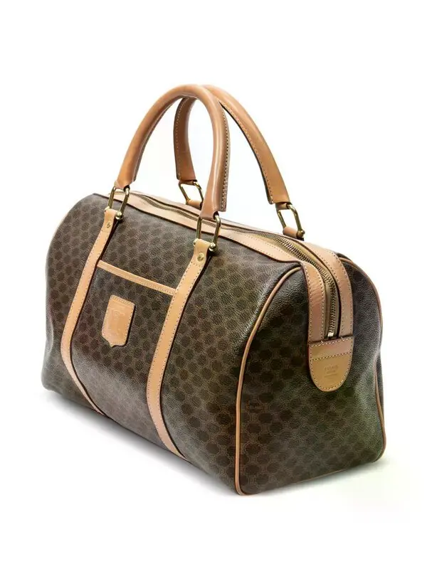 Celine Medium Leather-trim Tote Bag