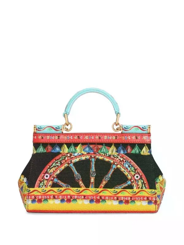 Dolce & Gabbana Mini Sicily Handbag - Black
