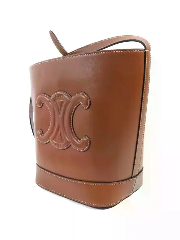 Celine Cuir Triomphe Bucket Bag