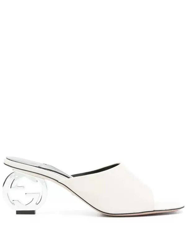 Gucci Interlocking G Sculpted Heel Sandals