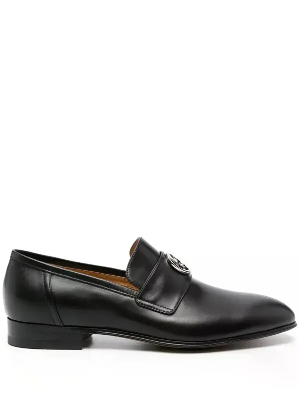 Gucci Logo Plaque Loafers