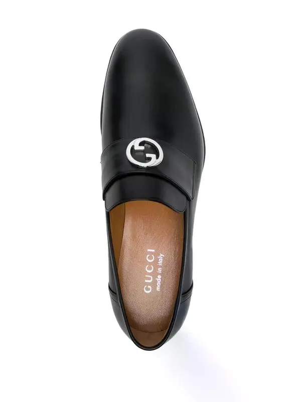 Gucci Logo Plaque Loafers