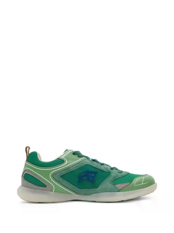 Burberry Equestrian Knight Appliquéd Sneakers