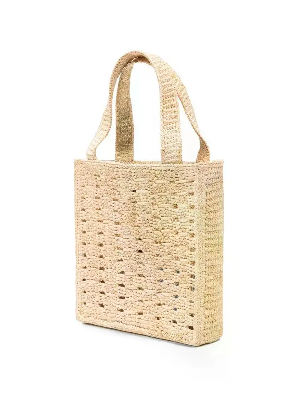 A.p.c. Embroidered Woven Tote Bag