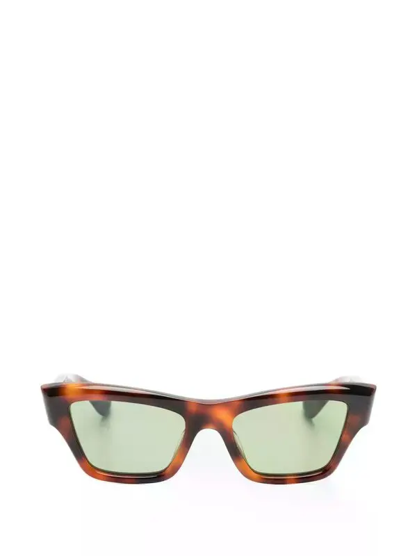 JIL SANDER Tortoiseshell Effect Cat-eye Sunglasses