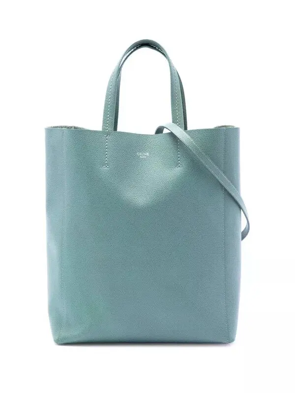 Celine Vertical Cabas Tote Satchel - Blue