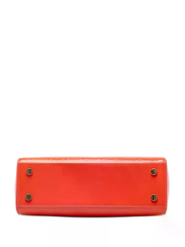 LOUIS VUITTON Monogram Vernis Brea Mm Satchel - Orange